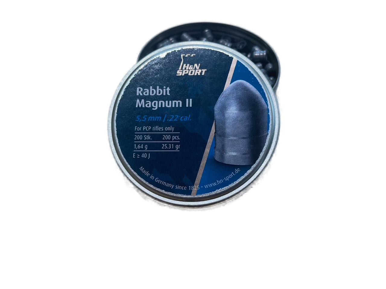 H&N RABBIT MAGNUM II DIABOLOS - 5,5 MM RUNDKOPF - 200 STÜCK | Gun-House